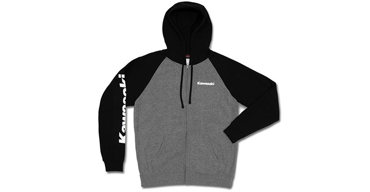 Kawasaki Two Tone Raglan Zip-Up Sweatshirt detail photo 1