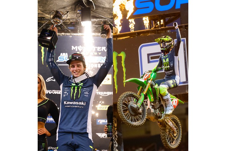 MONSTER ENERGY®/PRO CIRCUIT/KAWASAKI RIDER LEVI KITCHEN DOMINATES THE ...