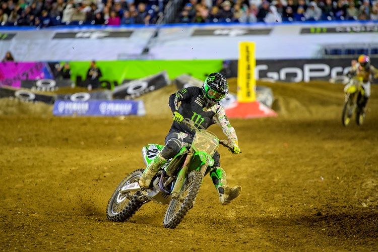 MONSTER ENERGY® KAWASAKI RIDER JASON ANDERSON STALKING THE PODIUM ONCE ...